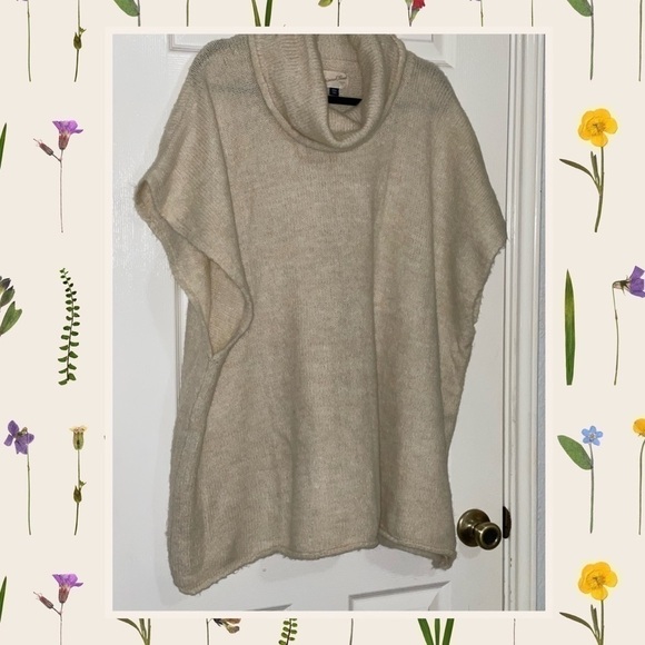 Universal Thread | Sweaters | Universal Thread Poncho Sweater Oversized Soft Cream Osfm | Poshmark